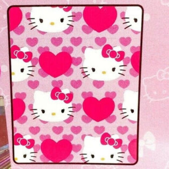 Hello Kitty | Toys | 200s Sanrio Hello Kitty Fuzzy Blanket Throw Hello ...